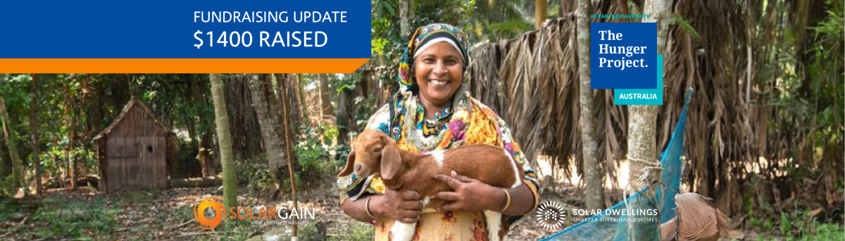 Sustainable Future with Solargain & The Hunger Project